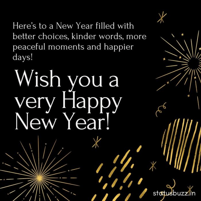 300+ New Year Wishes, Messages & Greetings | StatusBuzz