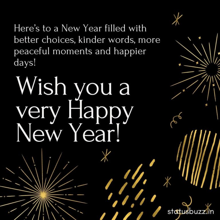 300+ New Year Wishes, Messages & Greetings | StatusBuzz
