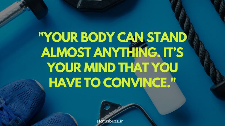 50+ Best Motivational Fitness & Workout Quotes | StatusBuzz