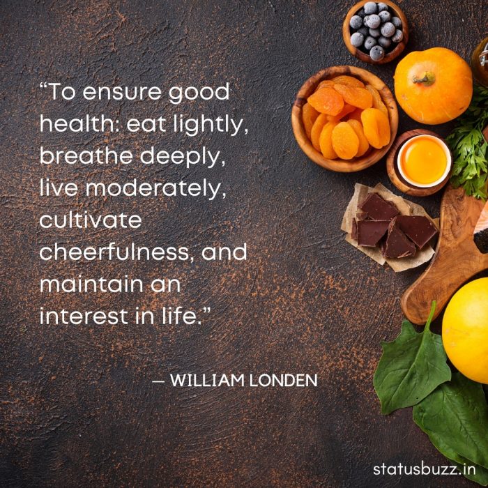 65+ Best Health Quotes To Inspire You To Lead A Healthy Life - StatusBuzz