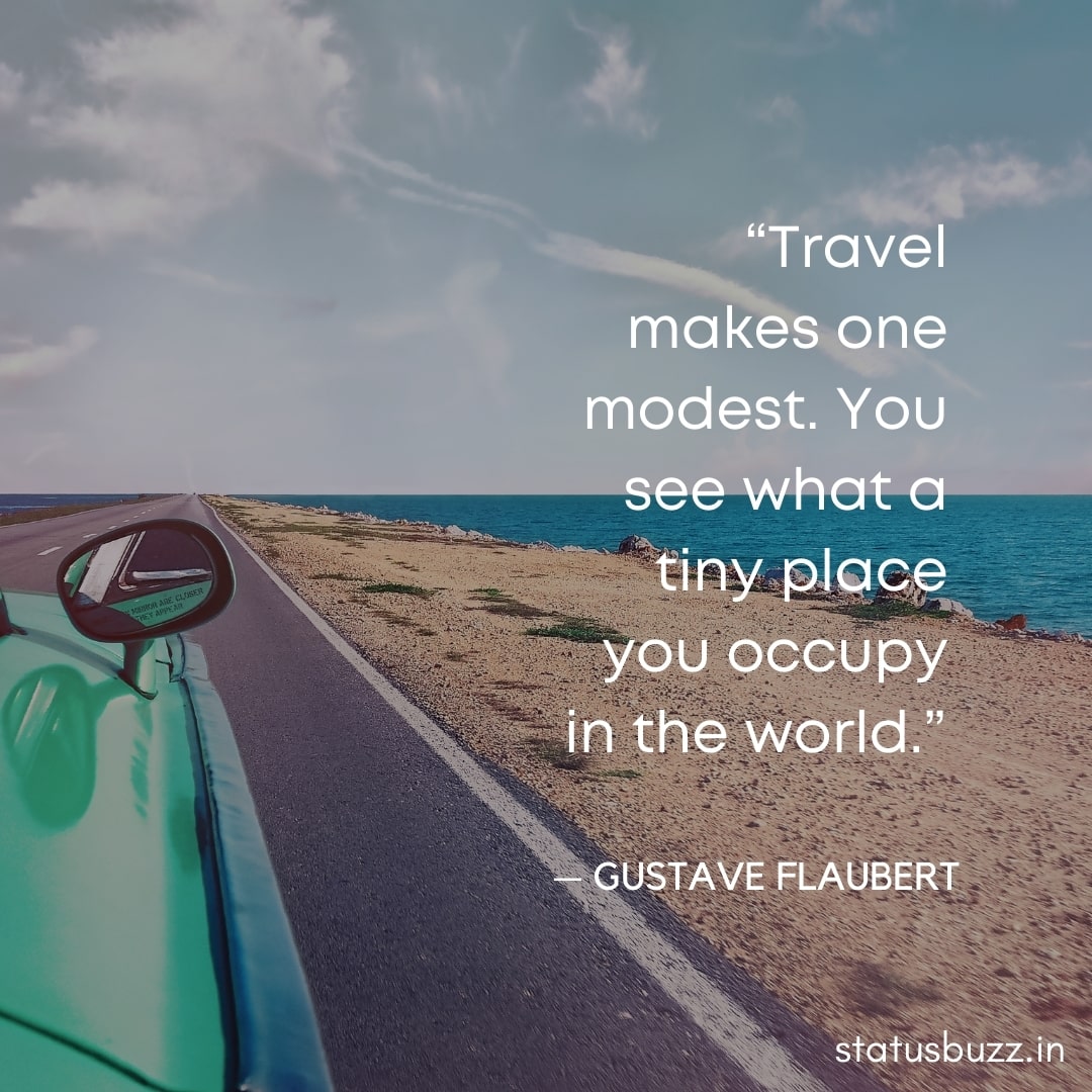 65+ Best Travel Quotes For Those Who Love Travelling - StatusBuzz