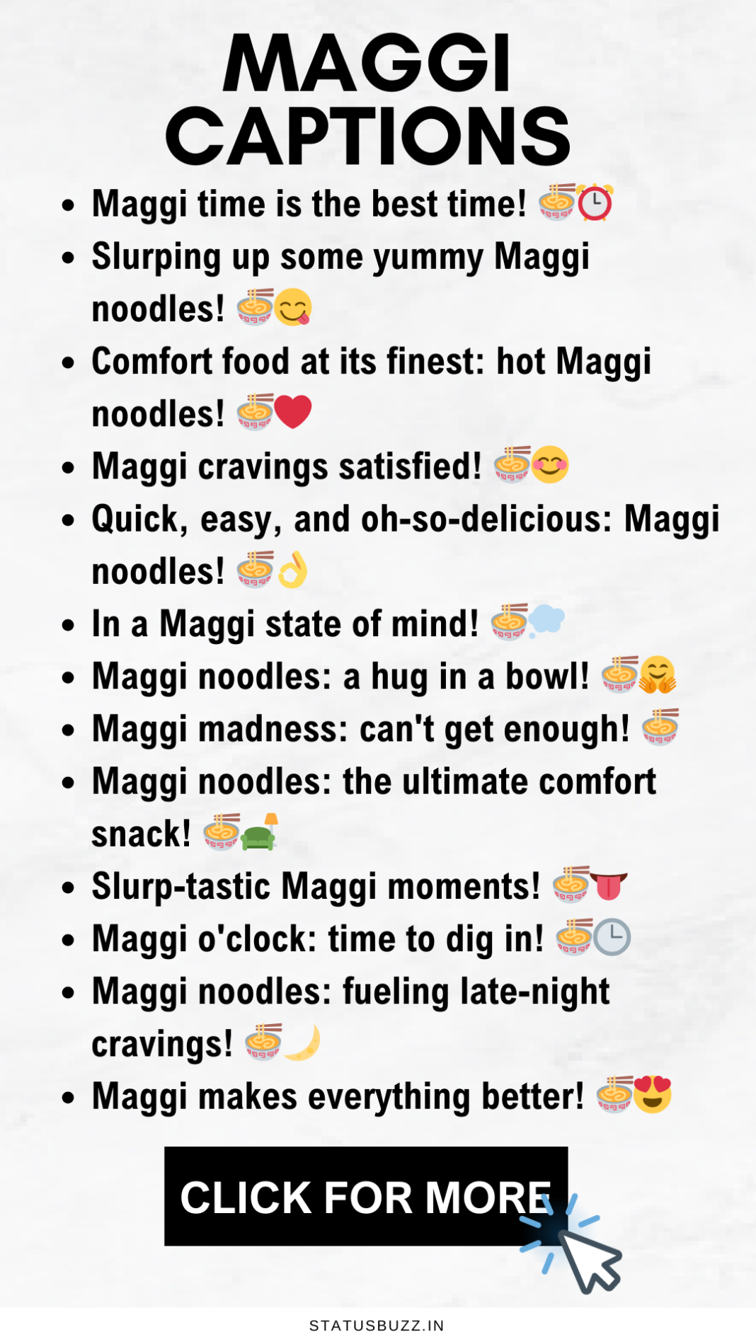 195+ Best Maggi Quotes | Maggi Captions | Updated 2025