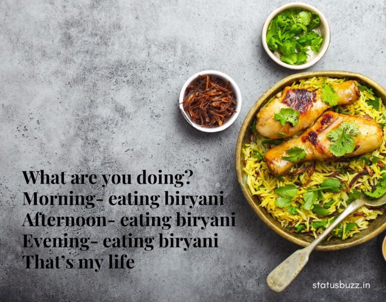 220+ Biryani Captions For Instagram | Biryani Quotes | Upd 2025