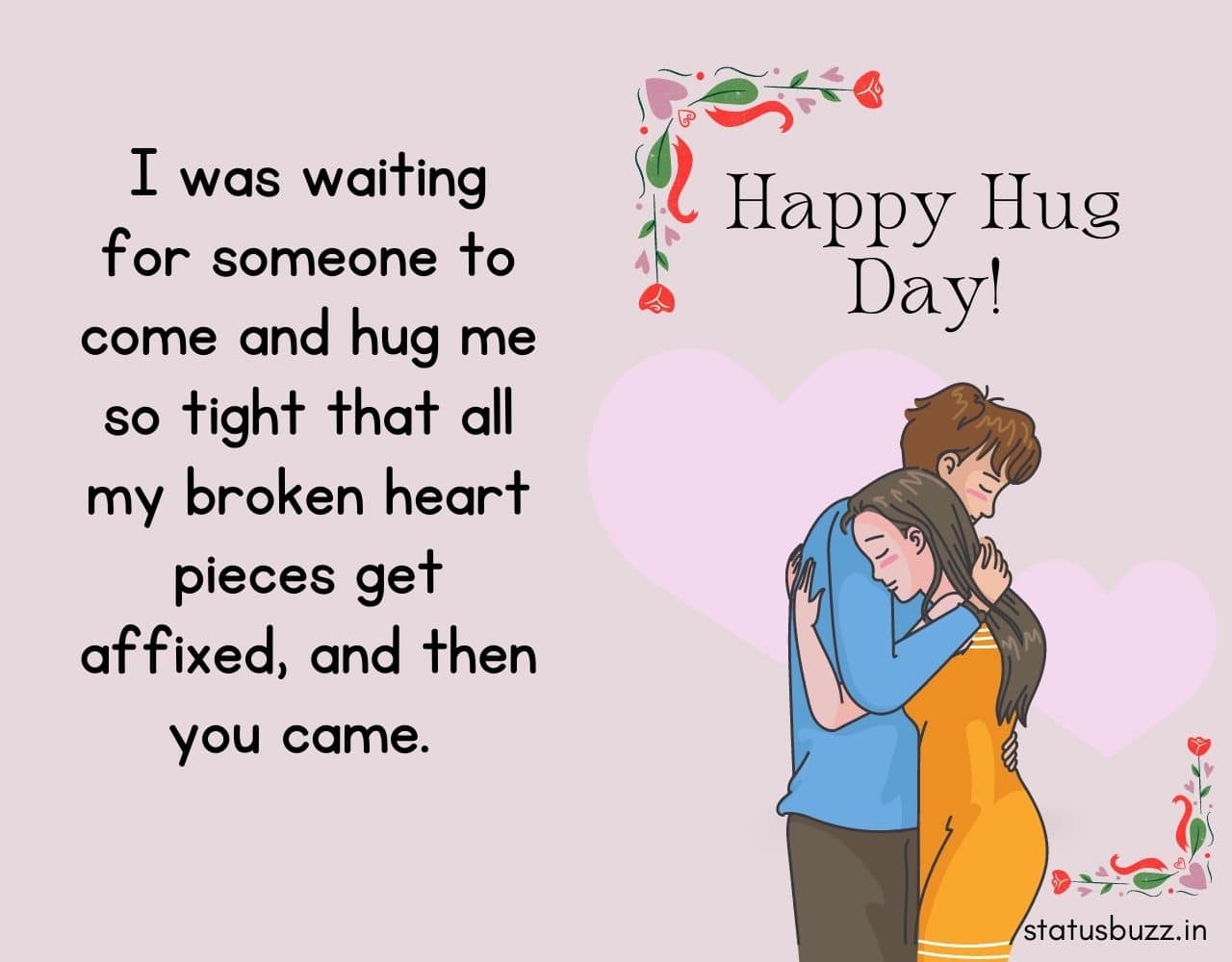 120+ Hug Day Wishes, Messages, Status & Greetings ? | StatusBuzz