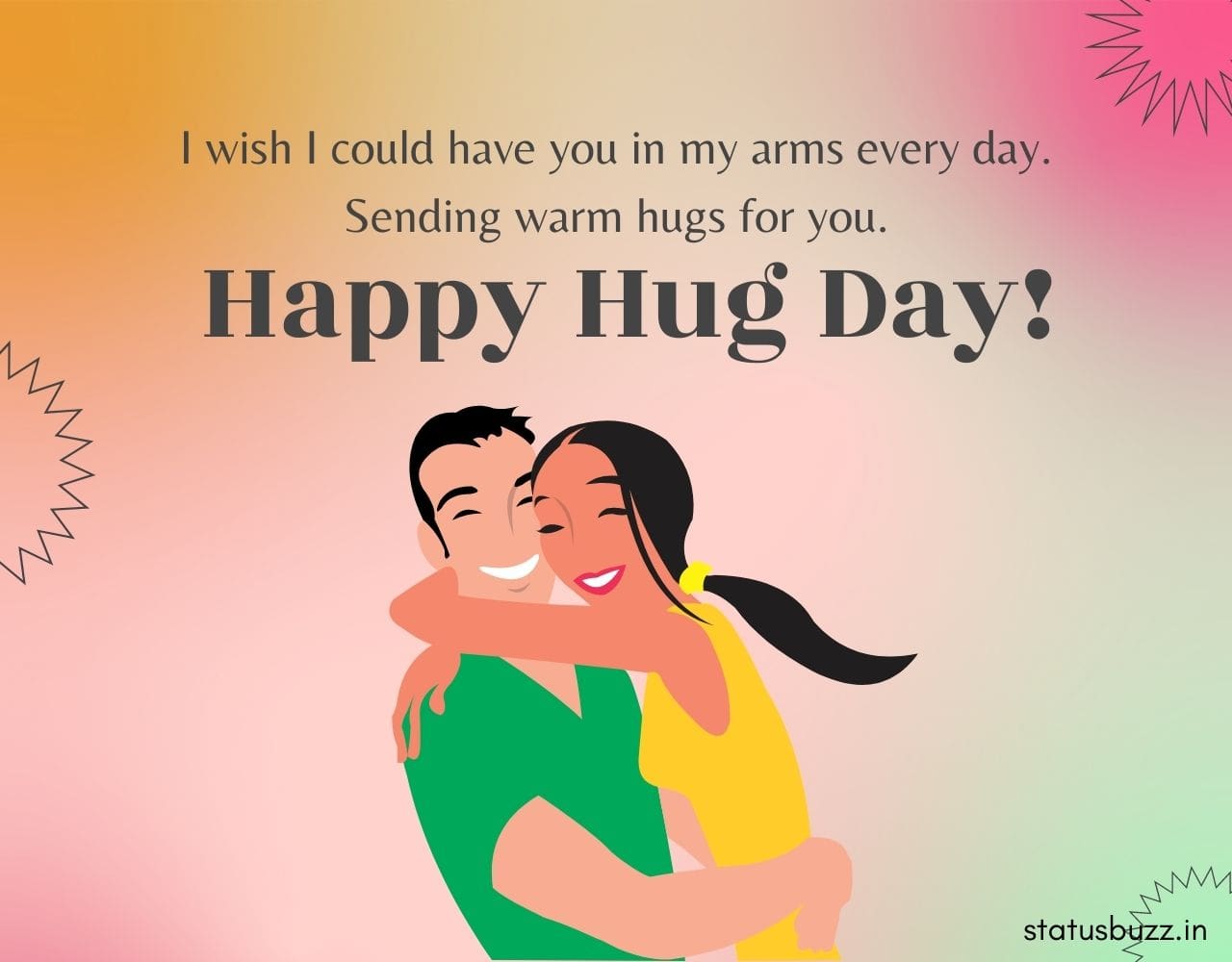 120+ Hug Day Wishes, Messages, Status & Greetings ? | StatusBuzz