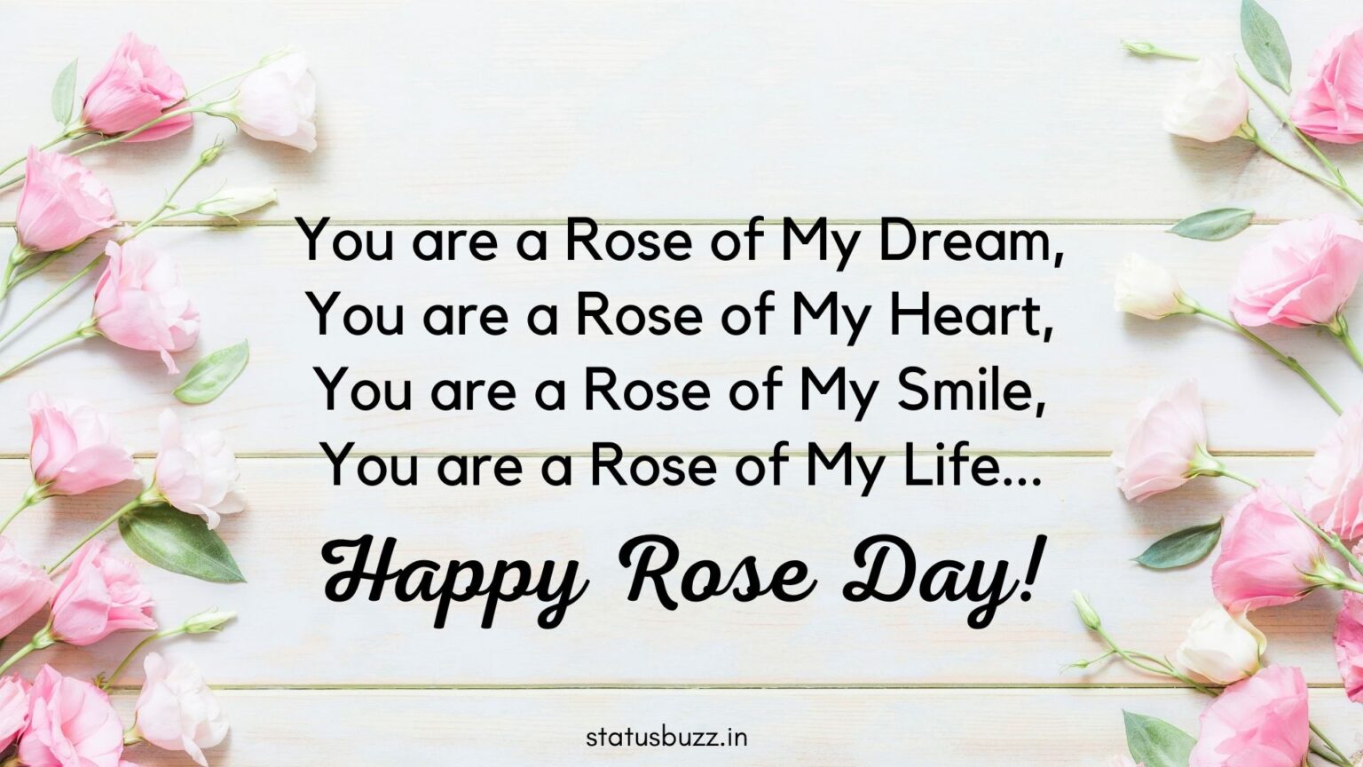 100+ Rose Day Wishes, Messages, Status & Greetings | StatusBuzz