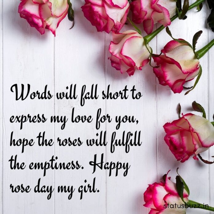 100+ Rose Day Wishes, Messages, Status & Greetings | StatusBuzz