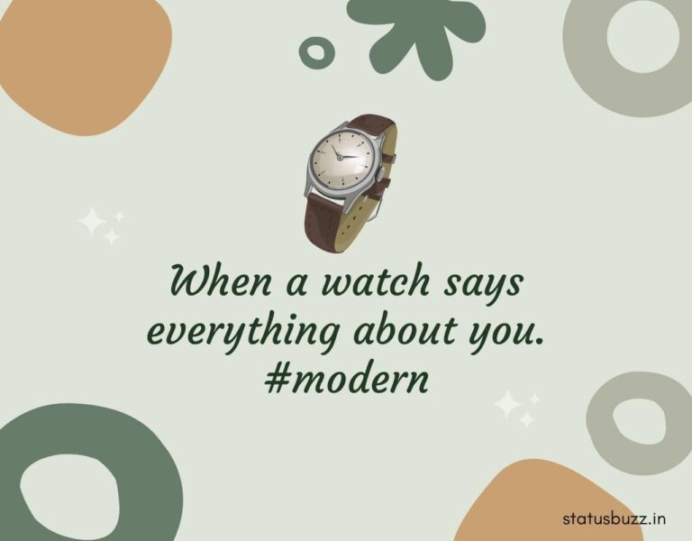 60+Time & Watch Captions, Quotes And Status ⌚ | StatusBuzz