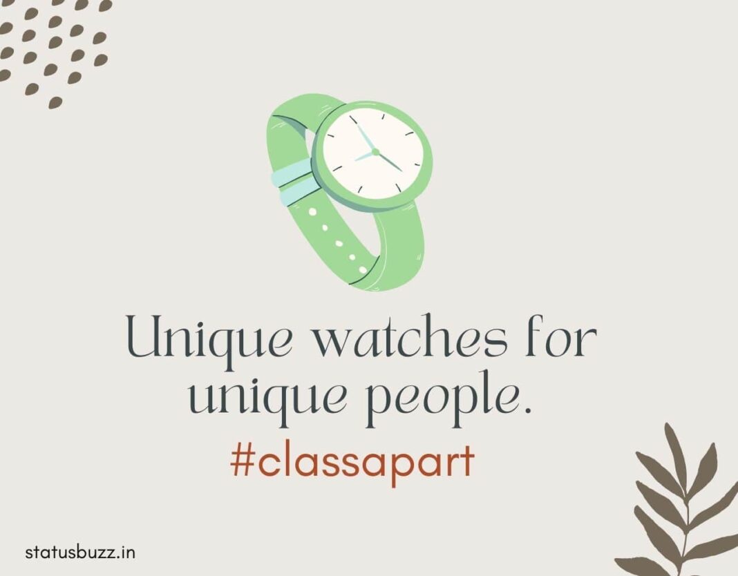 60+Time & Watch Captions, Quotes And Status ⌚ | StatusBuzz