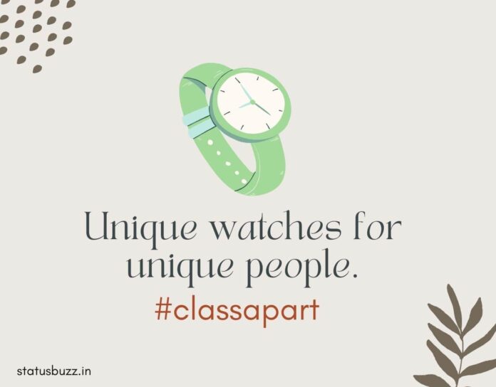 60+Time & Watch Captions, Quotes And Status ⌚ | StatusBuzz