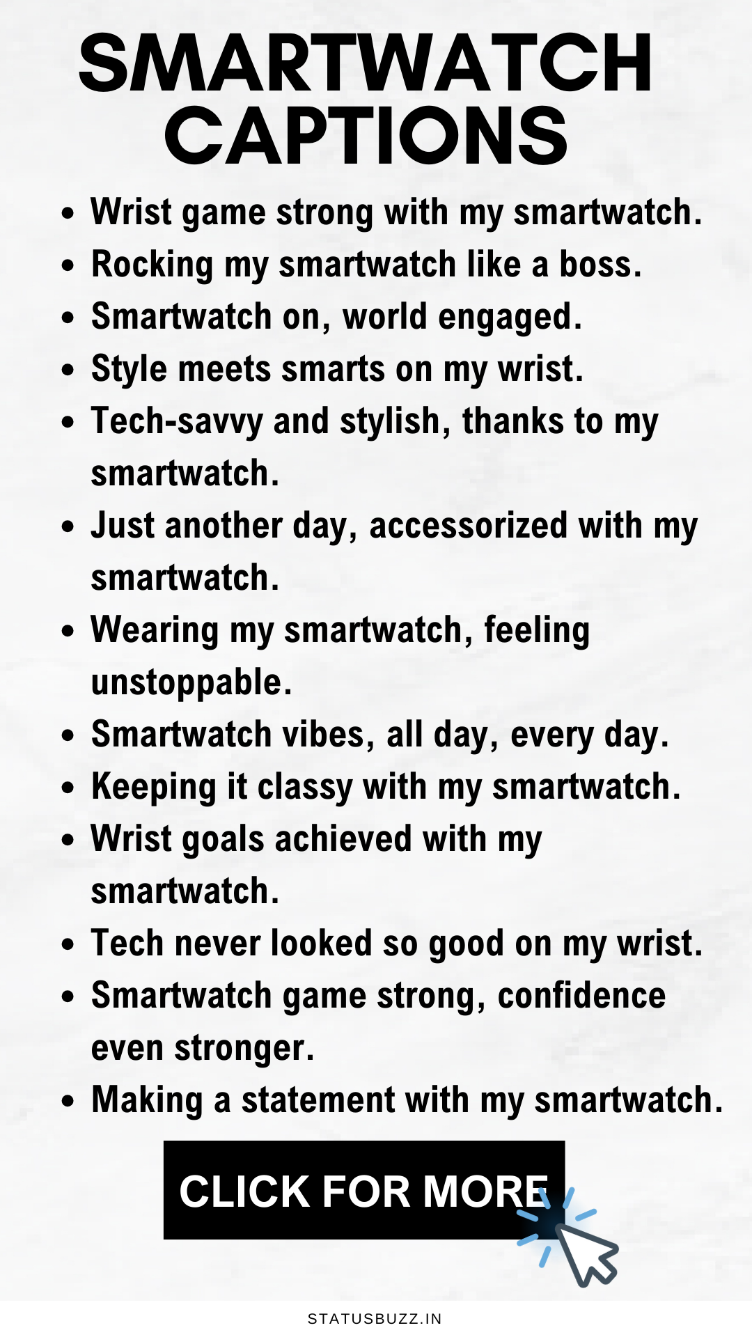 60+ Best Smart Watch Captions For Instagram | Updated 2024
