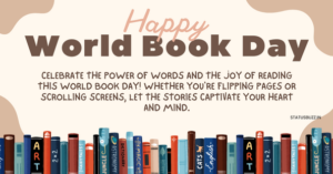 55+ World Book Day Quotes, Captions & Wishes