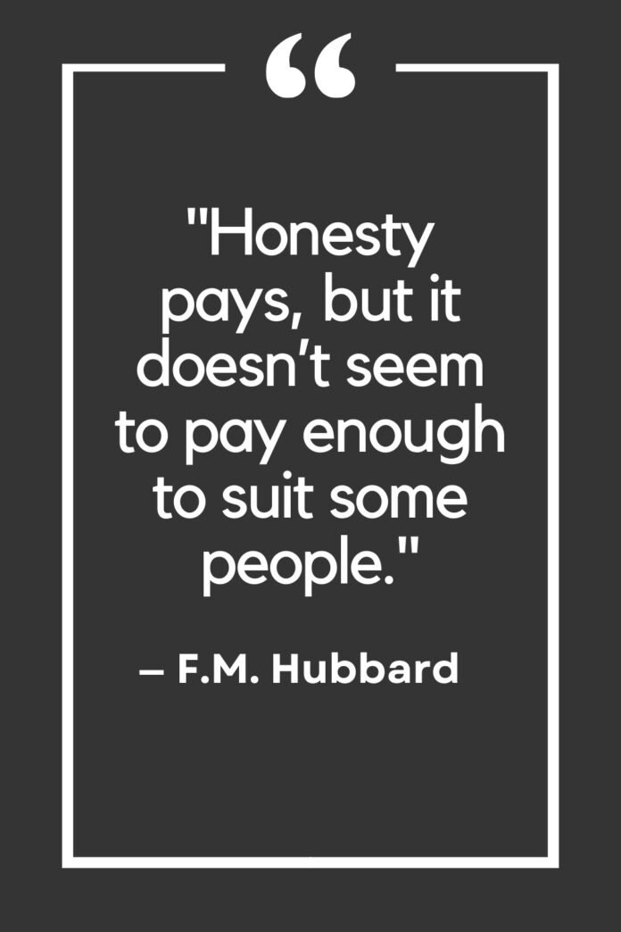 40 Inspirational Quotes About Honesty - StatusBuzz