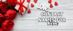 230+ Cute & Adorable Contact Names For Him - StatusBuzz