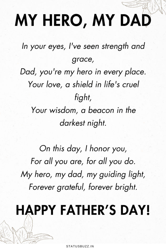 35+ Father’s Day Poems to Honor Dads - StatusBuzz