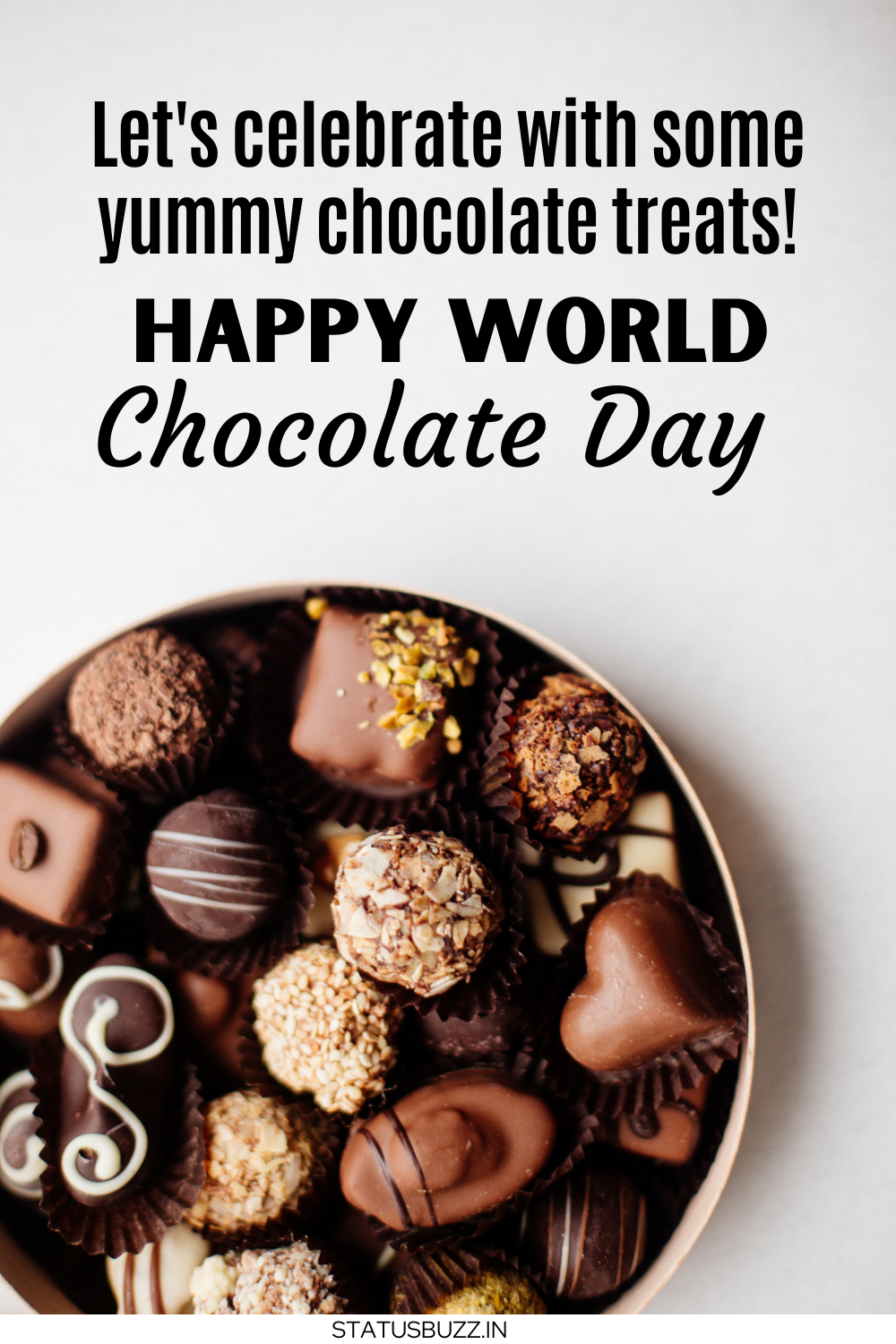 50+ World Chocolate Day Captions & Messages - StatusBuzz
