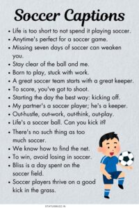 125 Soccer Captions & Quotes For Instagram - StatusBuzz
