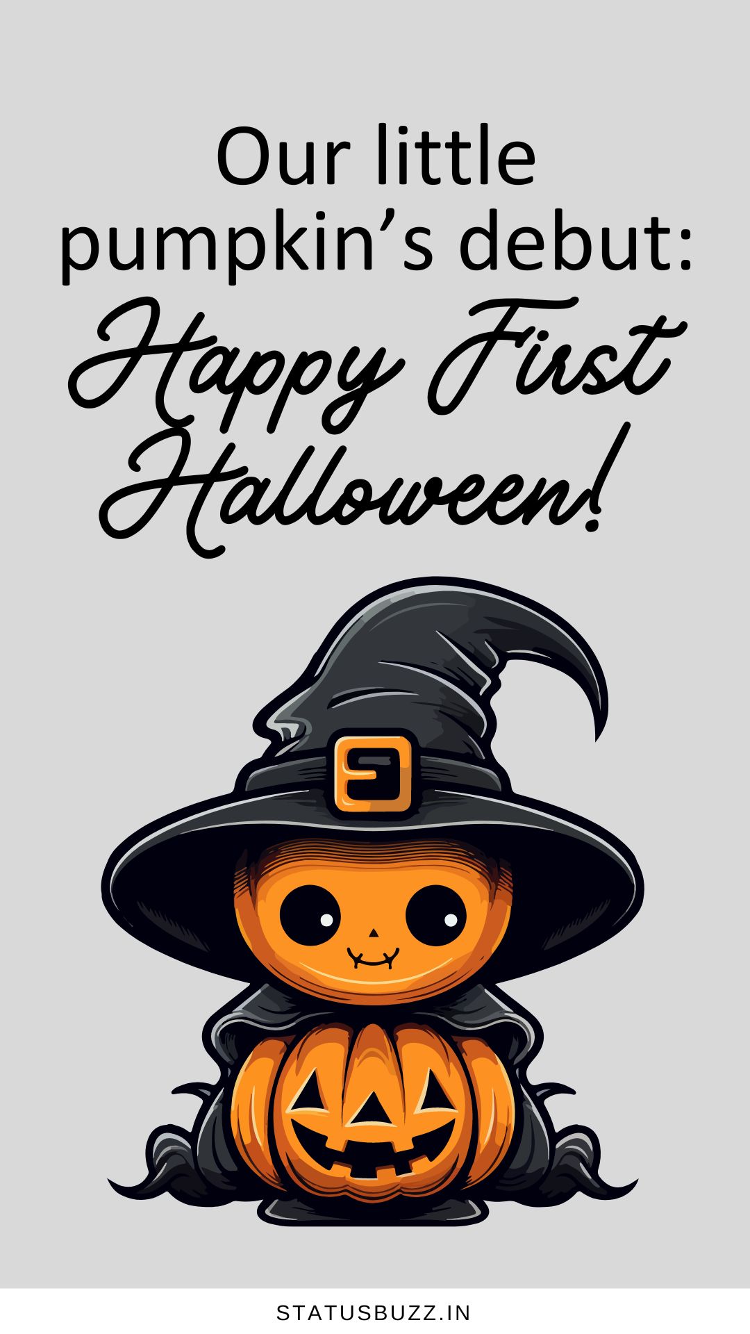 75+ Baby’s First Halloween Quotes & Captions - StatusBuzz