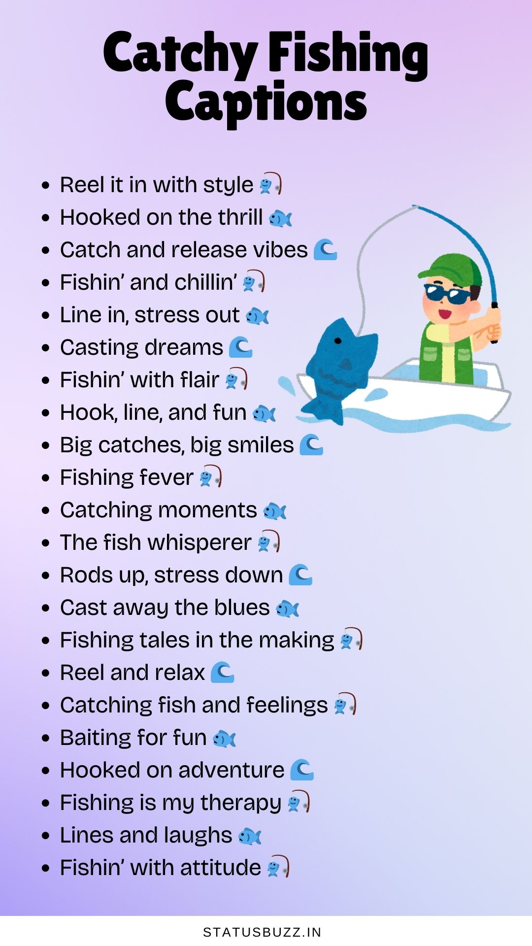 70+ Fishing Captions & Quotes For Instagram - StatusBuzz