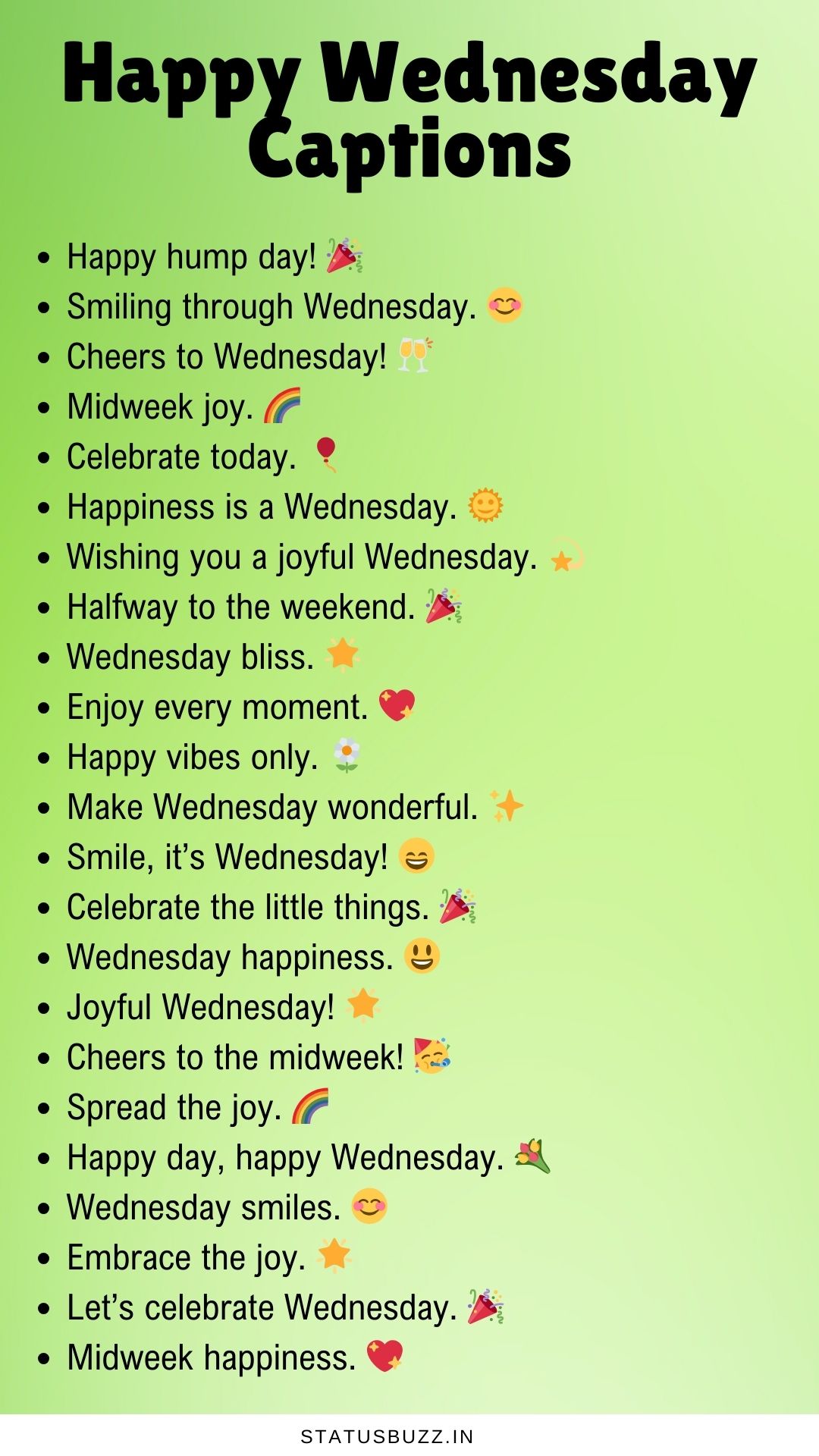 75+ Wednesday Captions For Instagram - StatusBuzz