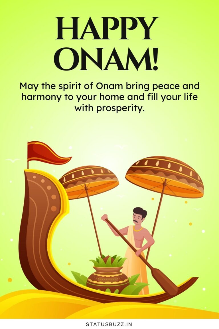 65+ Onam Wishes, Captions & Status - StatusBuzz