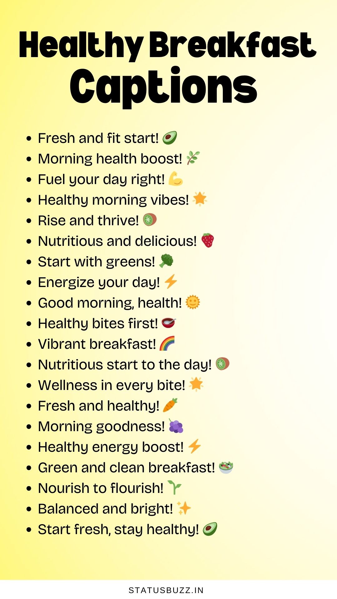 100+ Breakfast Captions & Quotes For Instagram - StatusBuzz