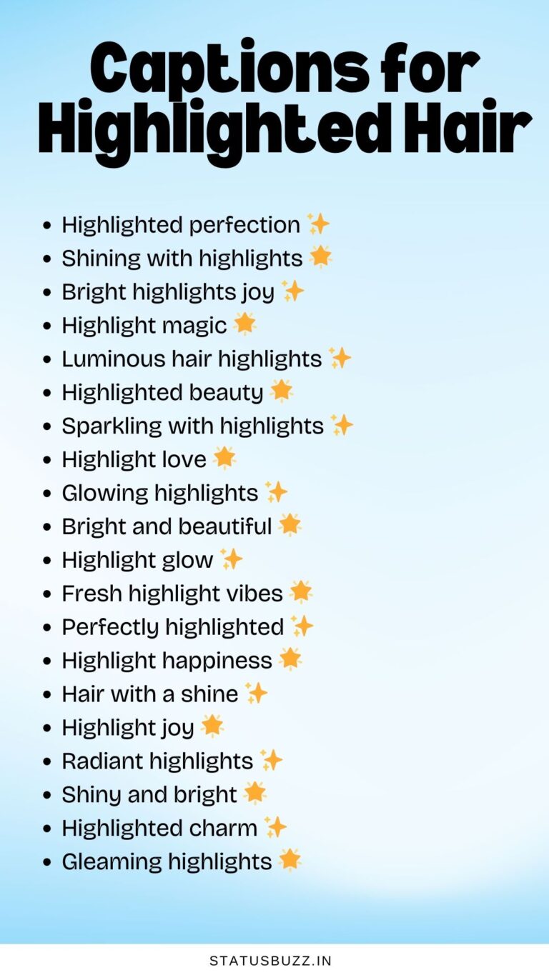 100+ Hair Color Captions & Quotes For Instagram - StatusBuzz