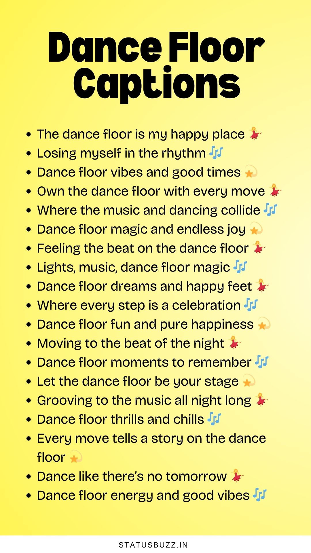 90+ Dance Captions to Make Every Move Count - StatusBuzz