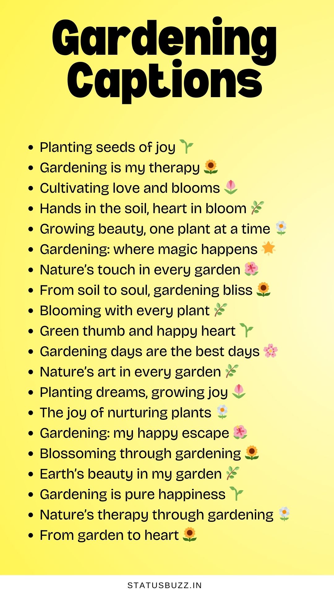 140+ Perfect Garden Captions for Every Bloom - StatusBuzz
