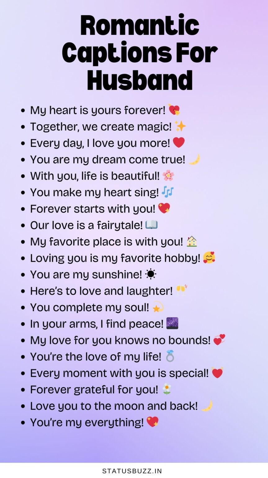 200 Husband Captions Quotes For Instagram StatusBuzz 200 Husband Captions Quotes For Instagram StatusBuzz