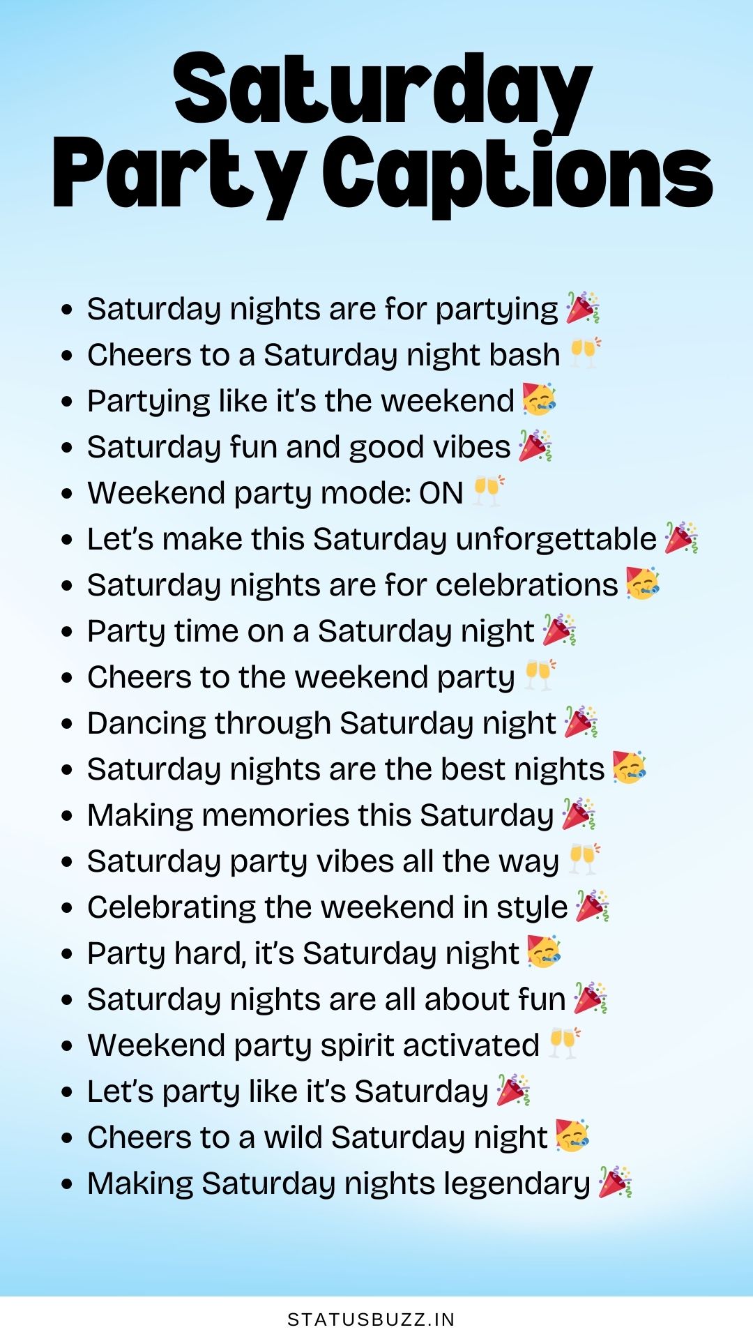 70+ Fun Party Captions For Instagram - StatusBuzz