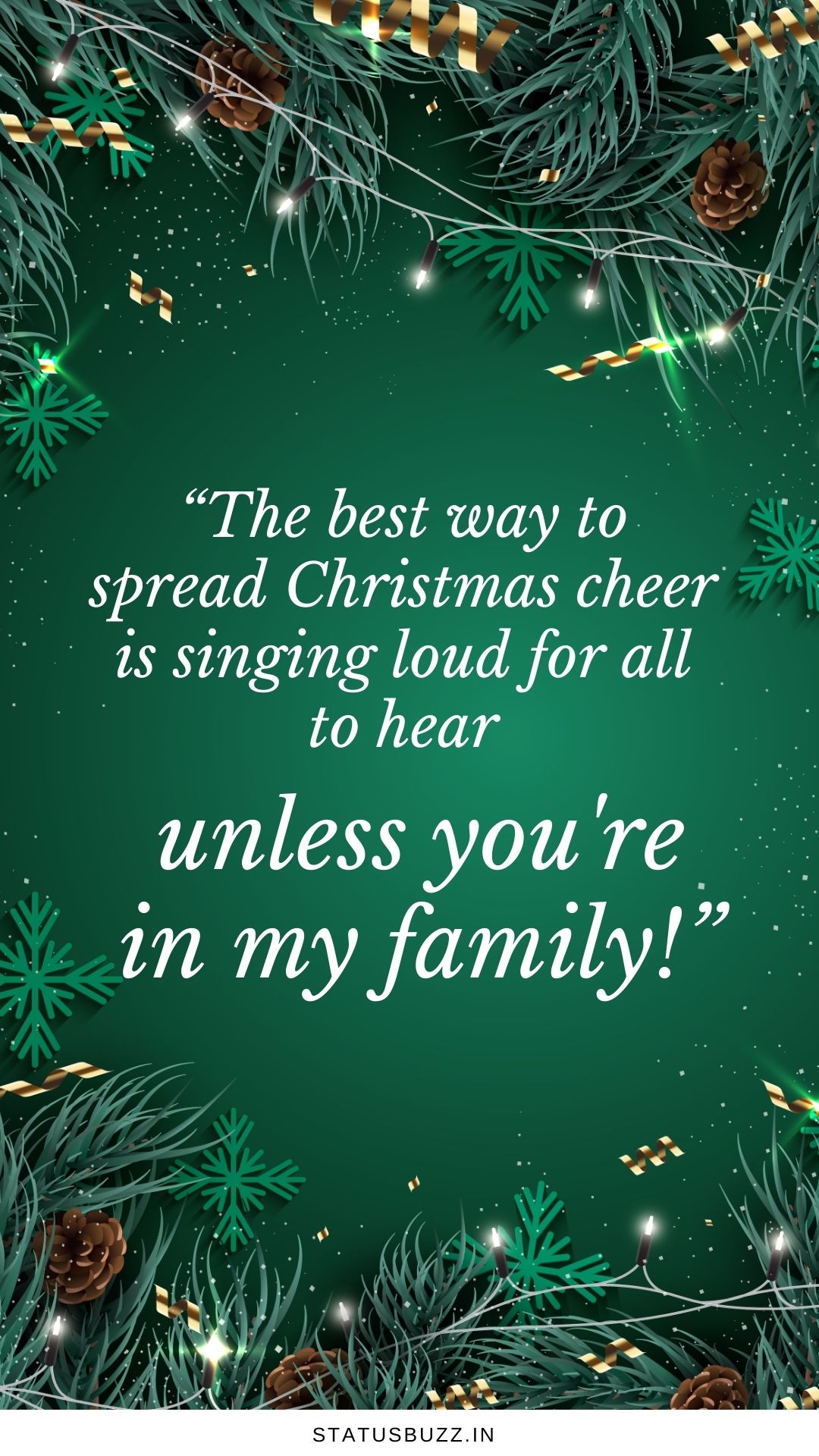 120+ Christmas Captions, Wishes, Captions & Quotes For Family - StatusBuzz