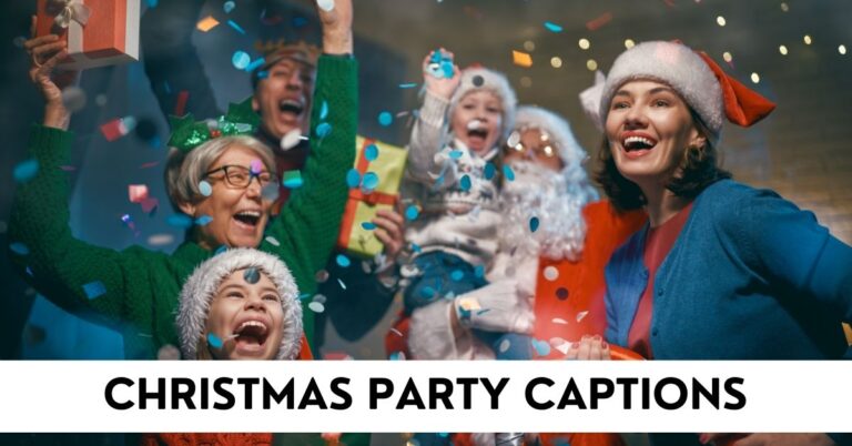 200+ Christmas Party Captions & Quotes - StatusBuzz
