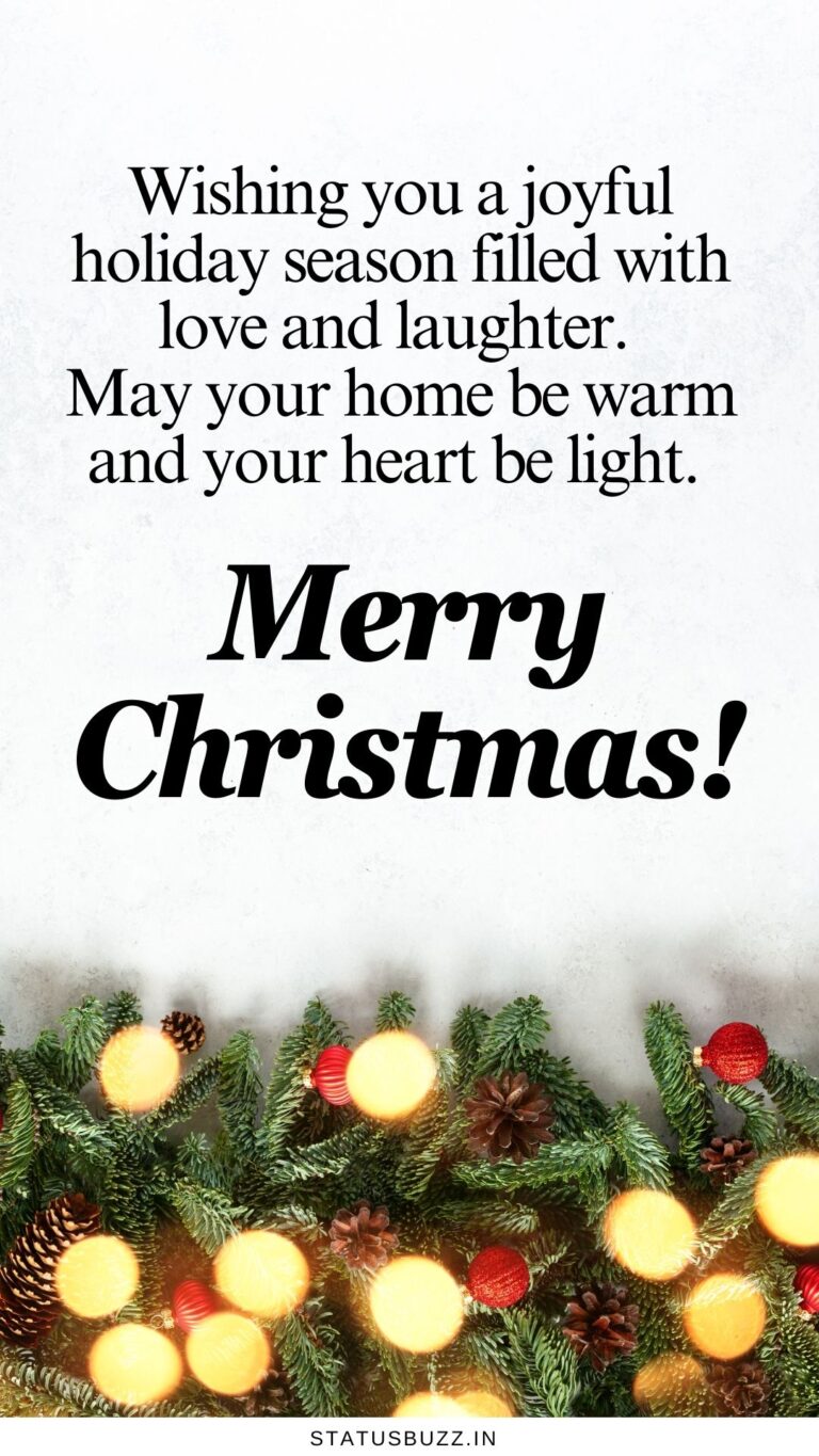 150+ Merry Christmas Card Messages for Every Occasion - StatusBuzz