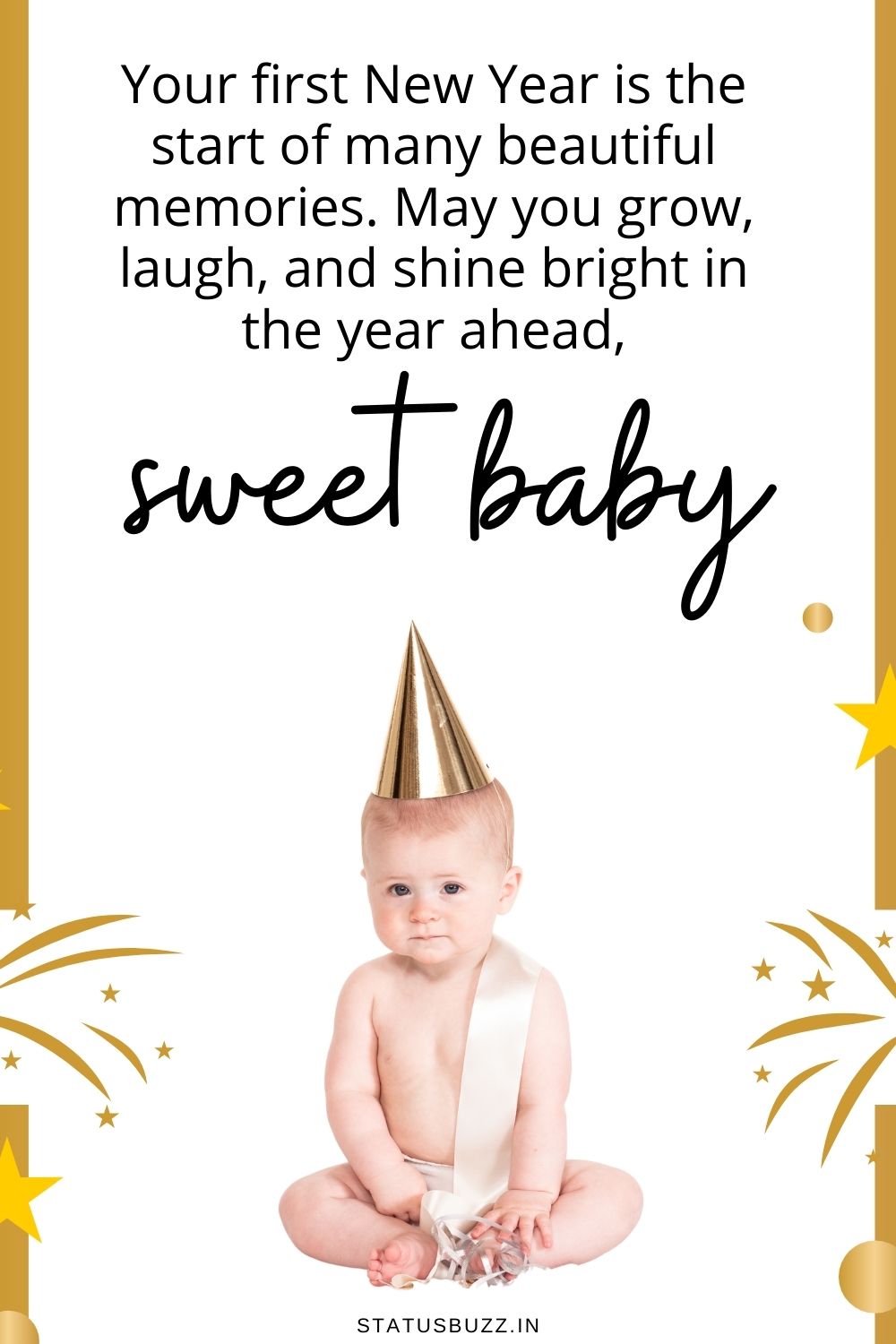 100+ Baby's First New Year Quotes & Captions - StatusBuzz