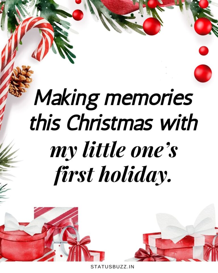 180+ Baby’s First Christmas Captions, Quotes & Wishes - StatusBuzz