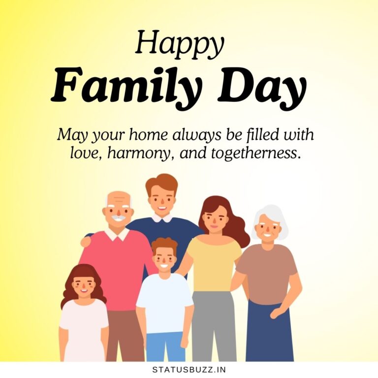 120+ Family Day Wishes, Messages & Captions - StatusBuzz