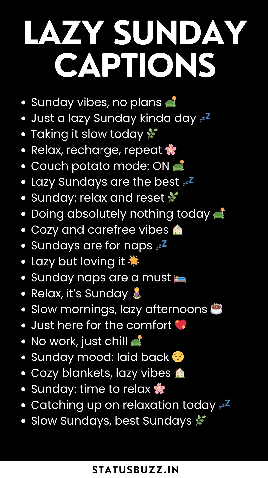 180+ Lazy Captions & Quotes For Instagram - StatusBuzz