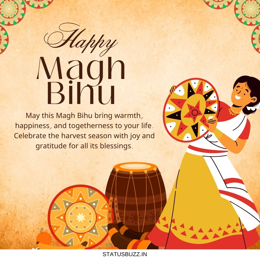 50 Magh Bihu Wishes, Messages & Status - StatusBuzz
