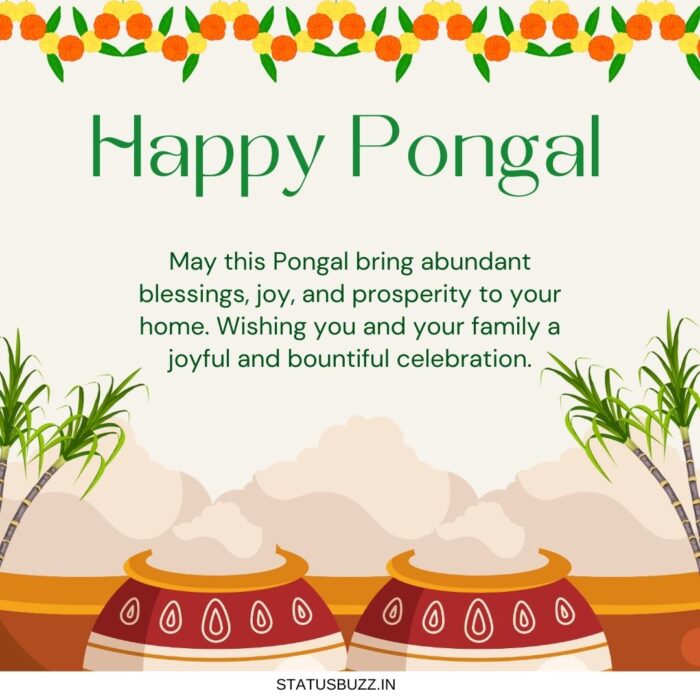 50+ Pongal Wishes, Messages & Status - StatusBuzz