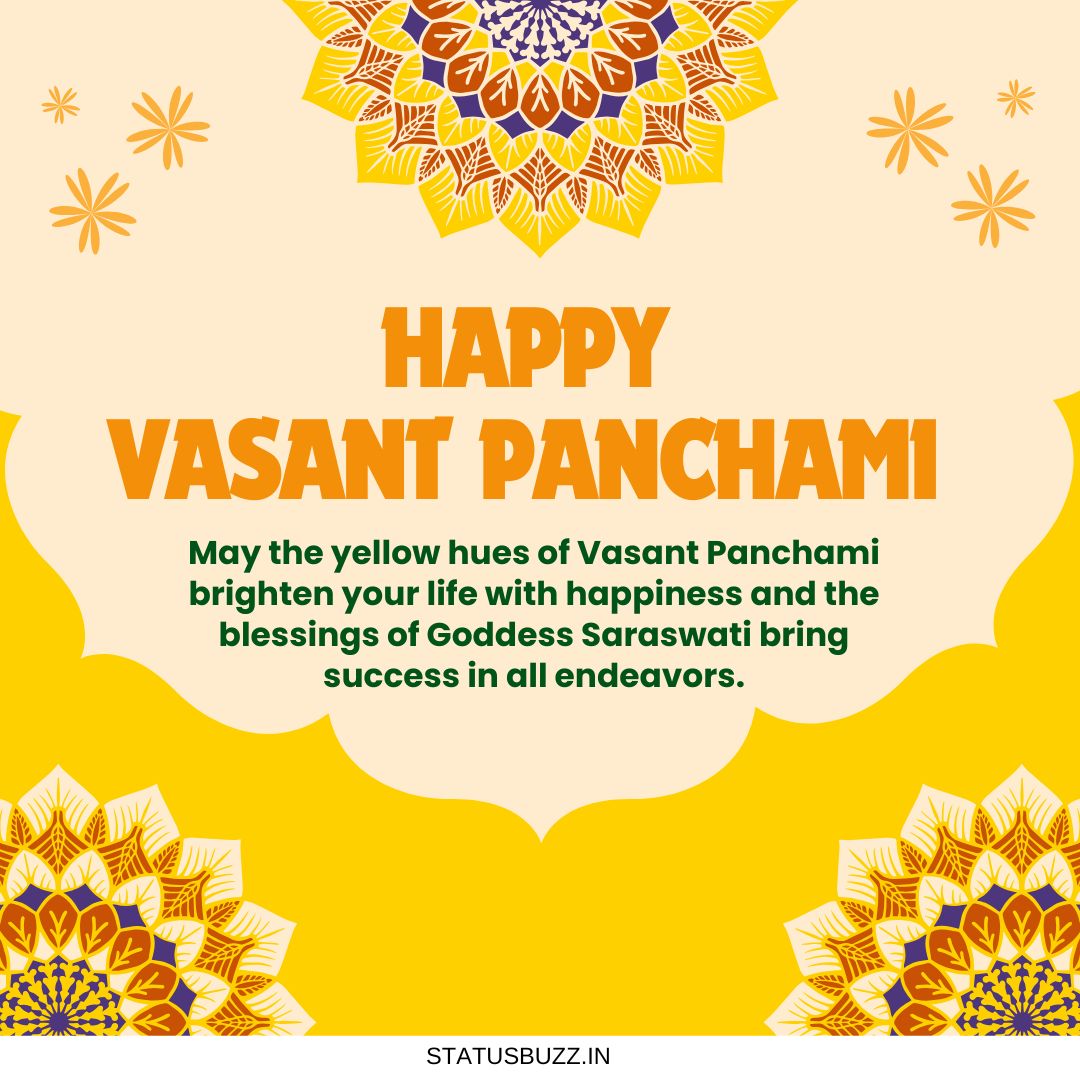 50+ Vasant Panchami Wishes, Messages & Status - StatusBuzz