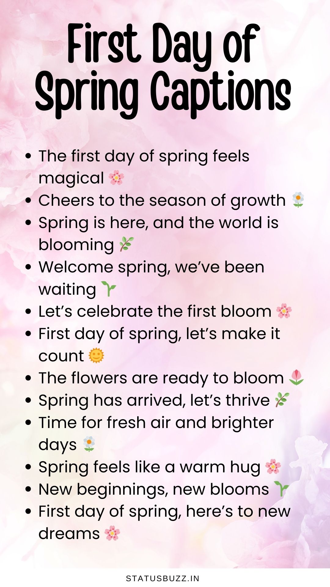 160+ Spring Equinox Captions For Instagram - StatusBuzz