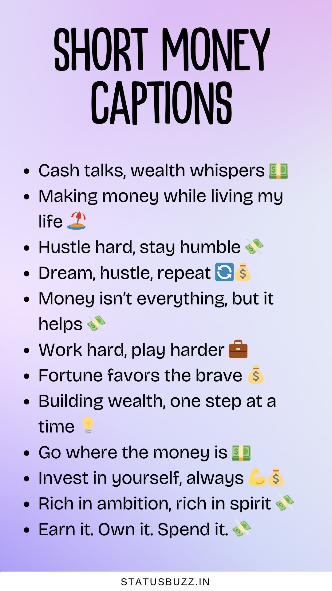 200+ Money Captions & Quotes For Instagram - StatusBuzz
