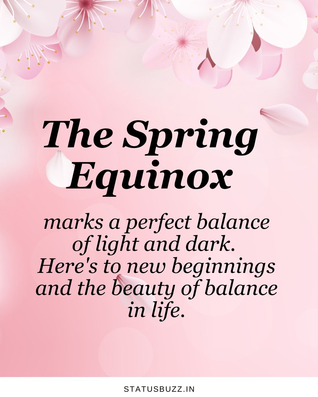 160+ Spring Equinox Captions For Instagram - StatusBuzz