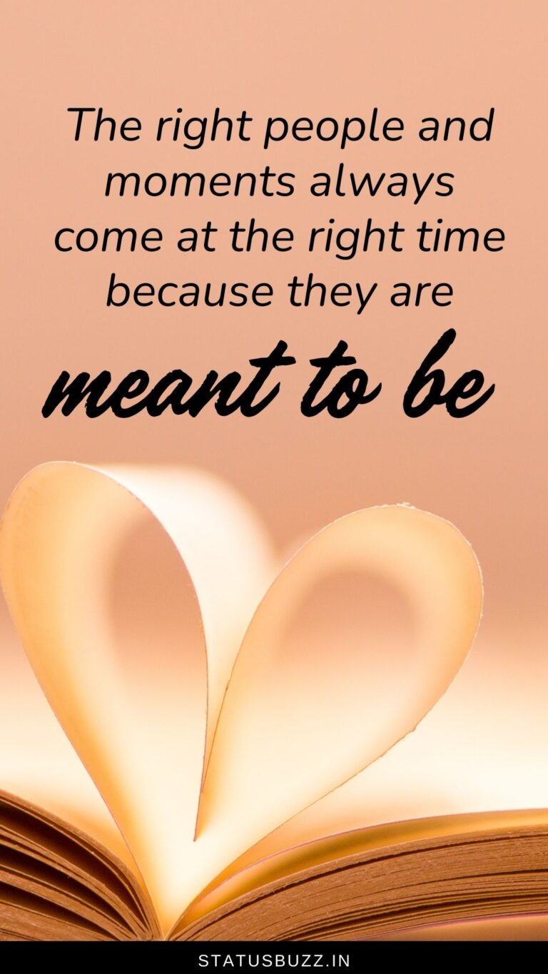 70 Best Meant to Be Quotes & Sayings - StatusBuzz