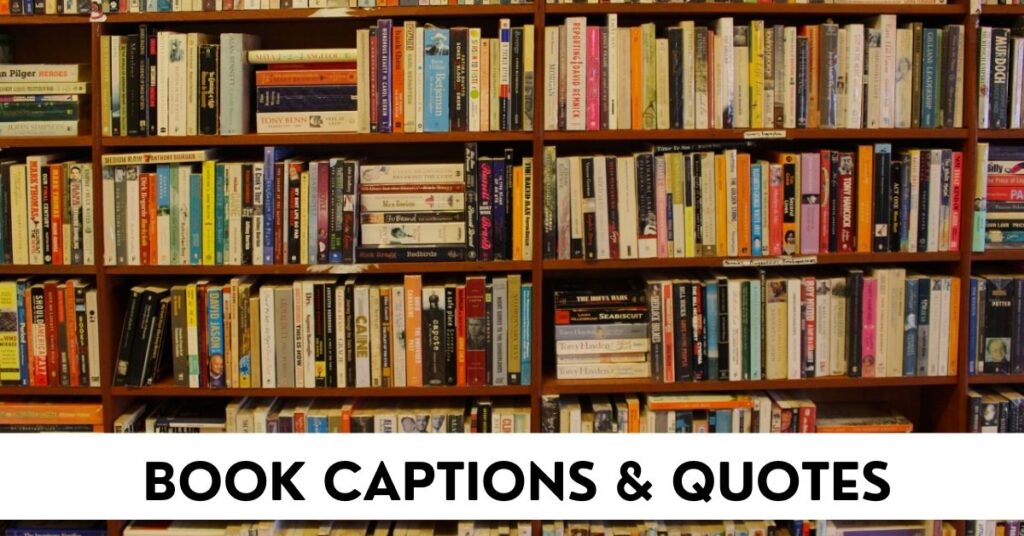 180+ Book Captions & Quotes For Instagram - StatusBuzz