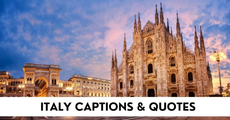 120+ Italy Captions & Quotes For Instagram - StatusBuzz