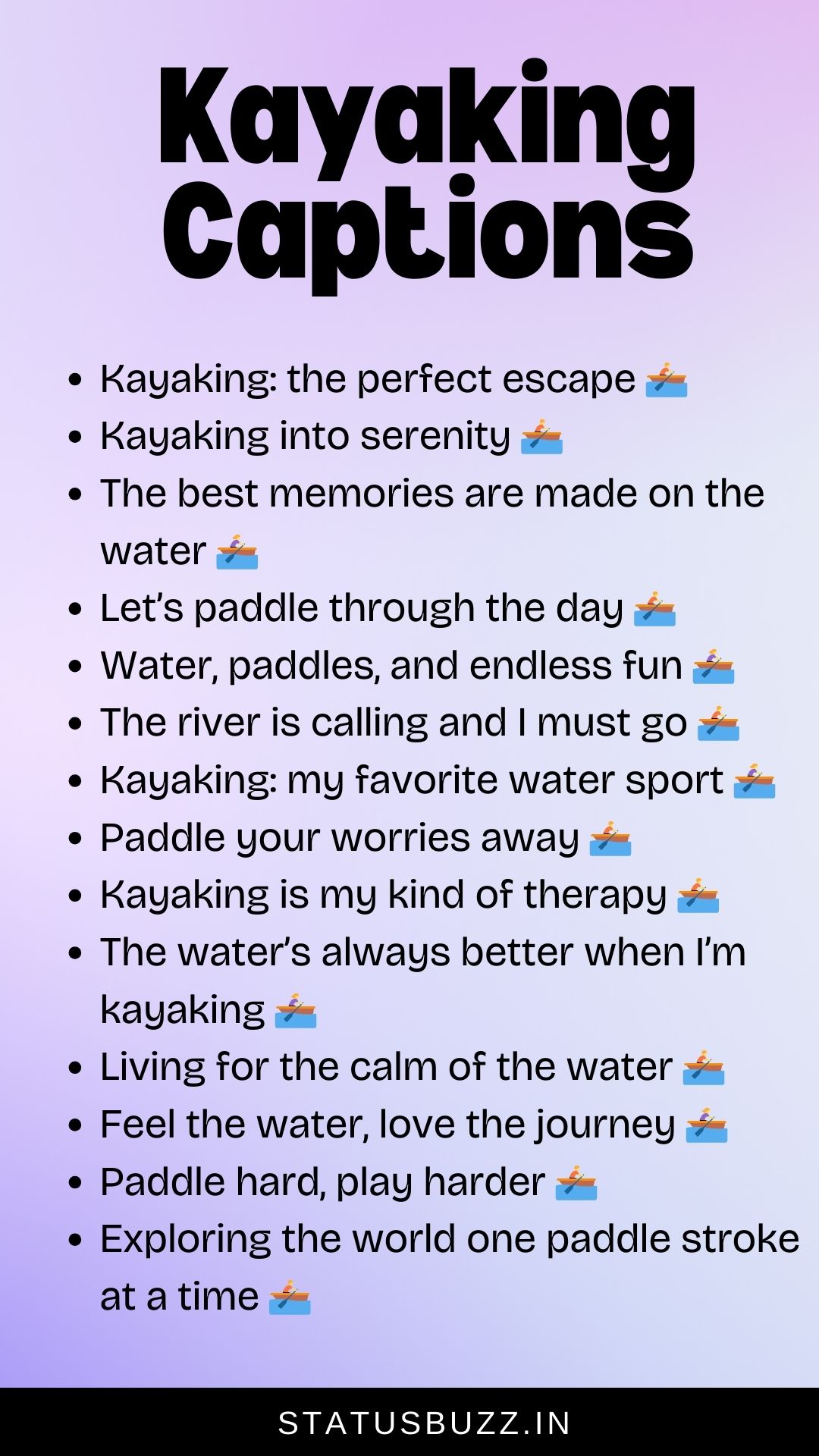 120+ Kayaking Captions & Quotes For Instagram - StatusBuzz