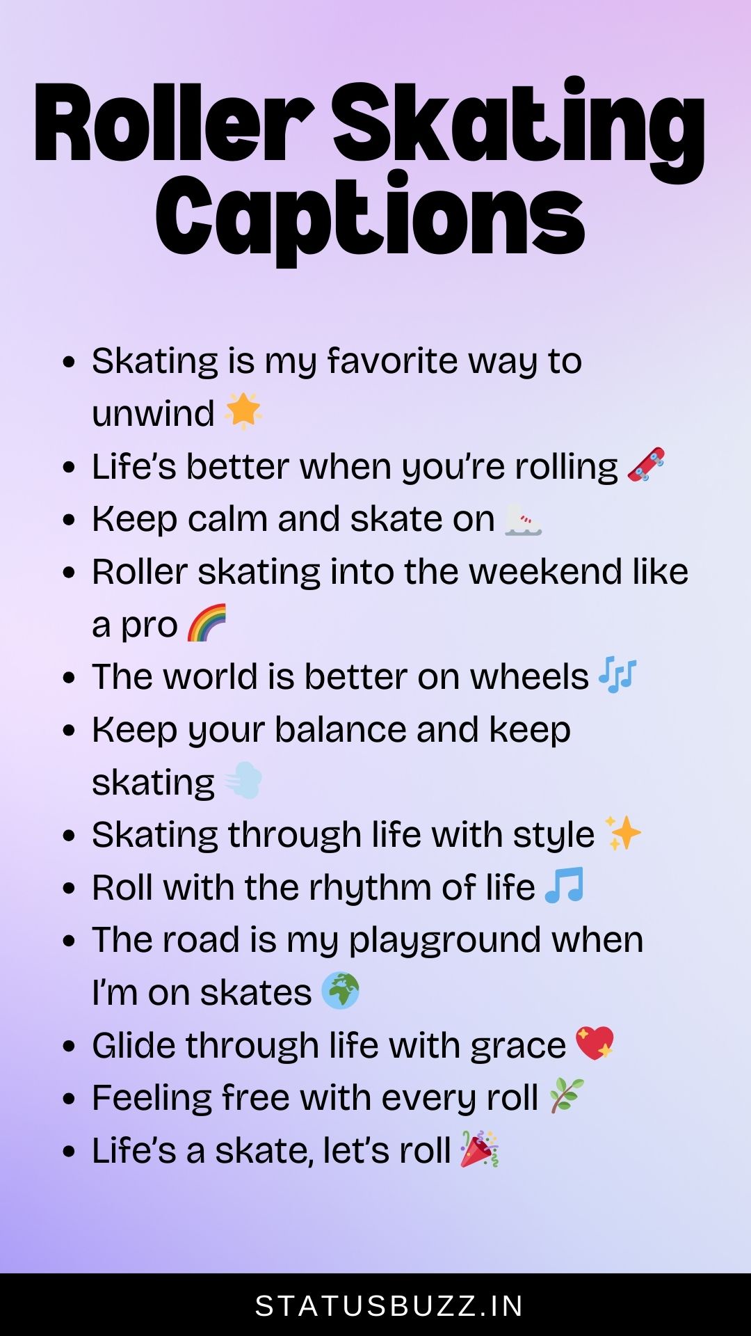 130+ Roller Skating Captions & Quotes For Instagram - StatusBuzz