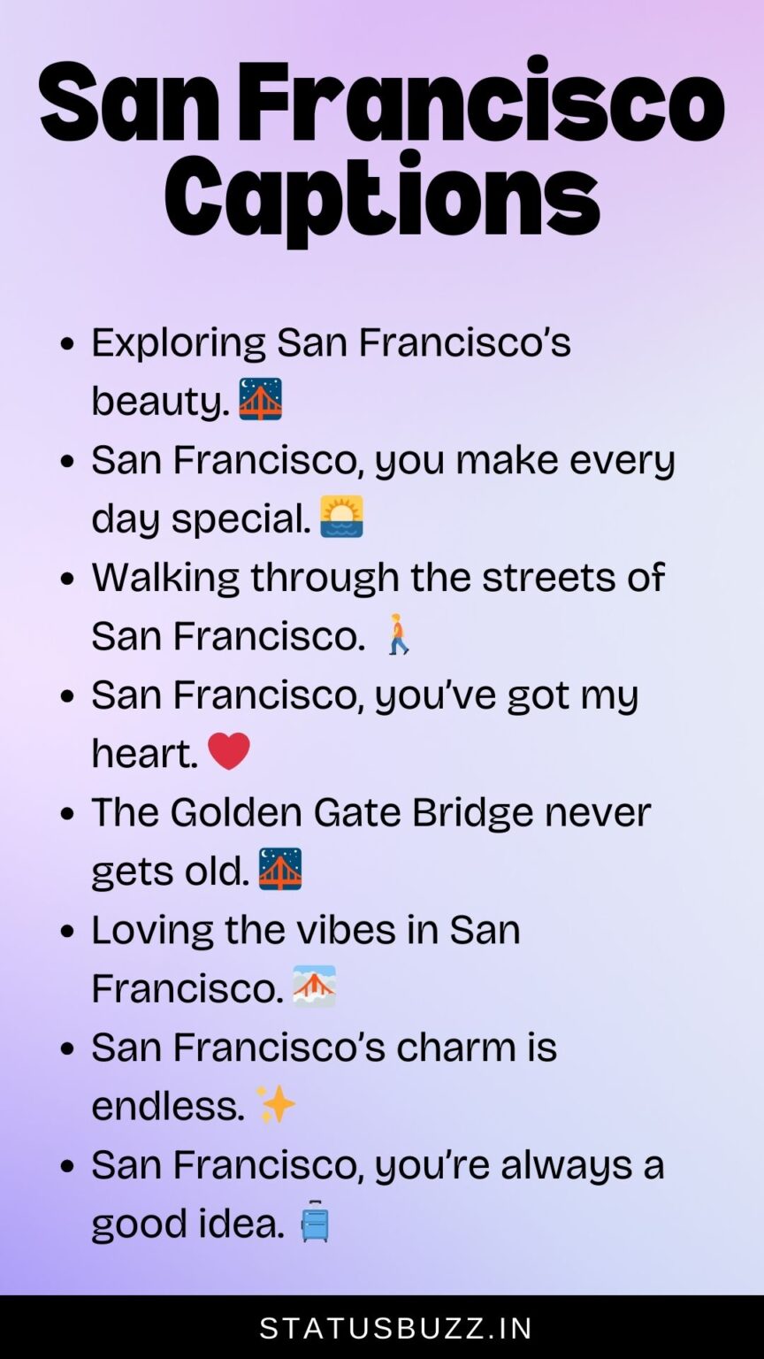 San Francisco Captions